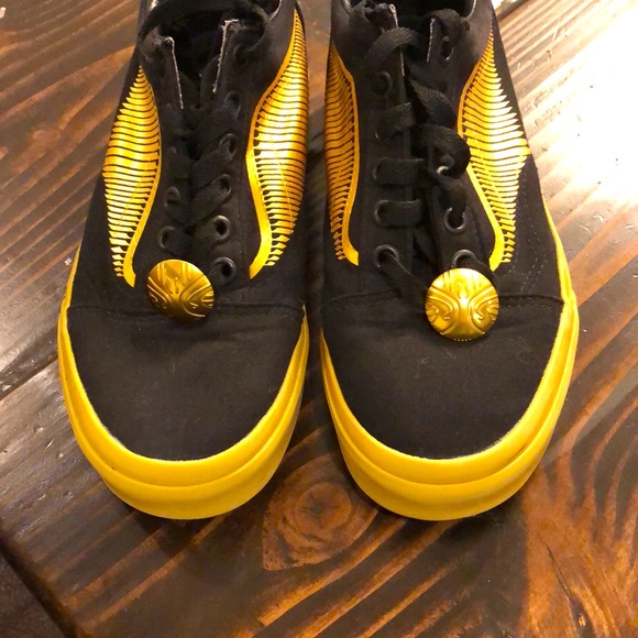 Vans | Shoes | Harry Potter Golden Snitch Shoes | Poshmark